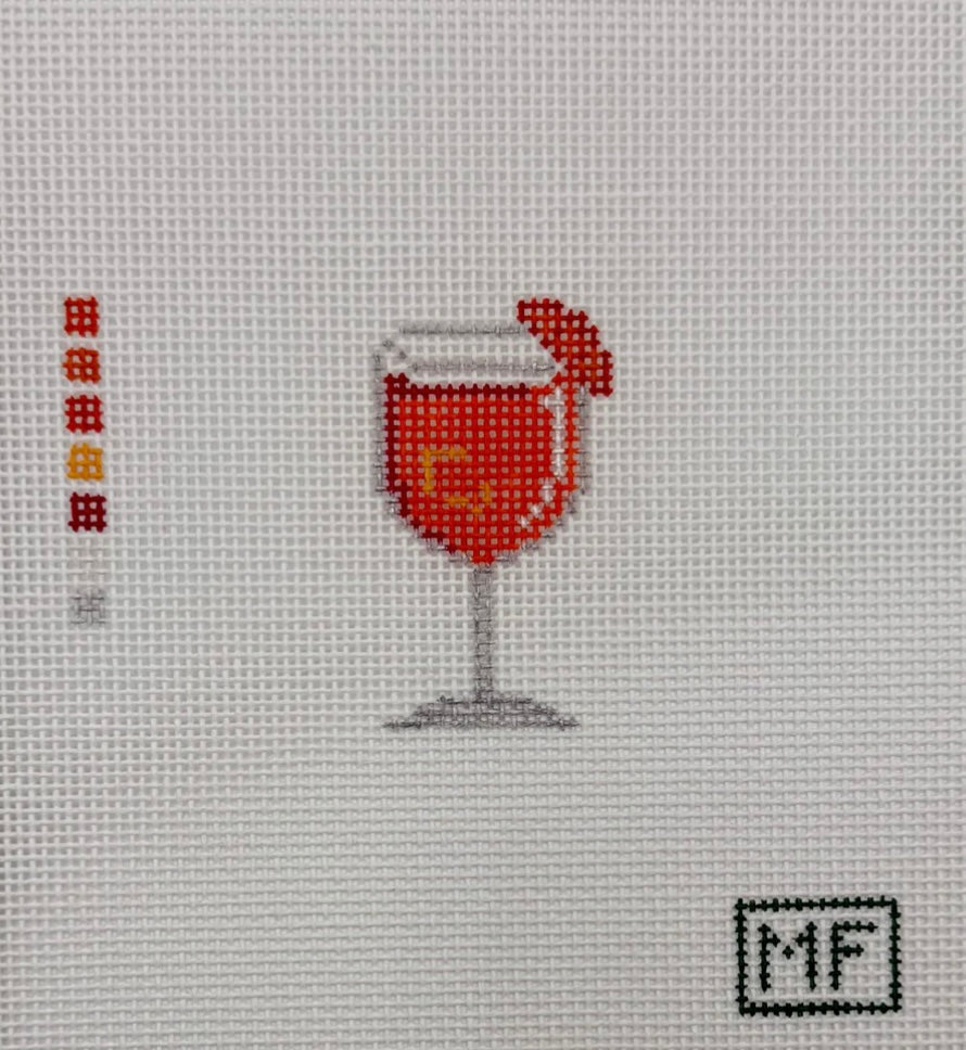 Aperol Spritz Mini – The Little Needlepoint Shop