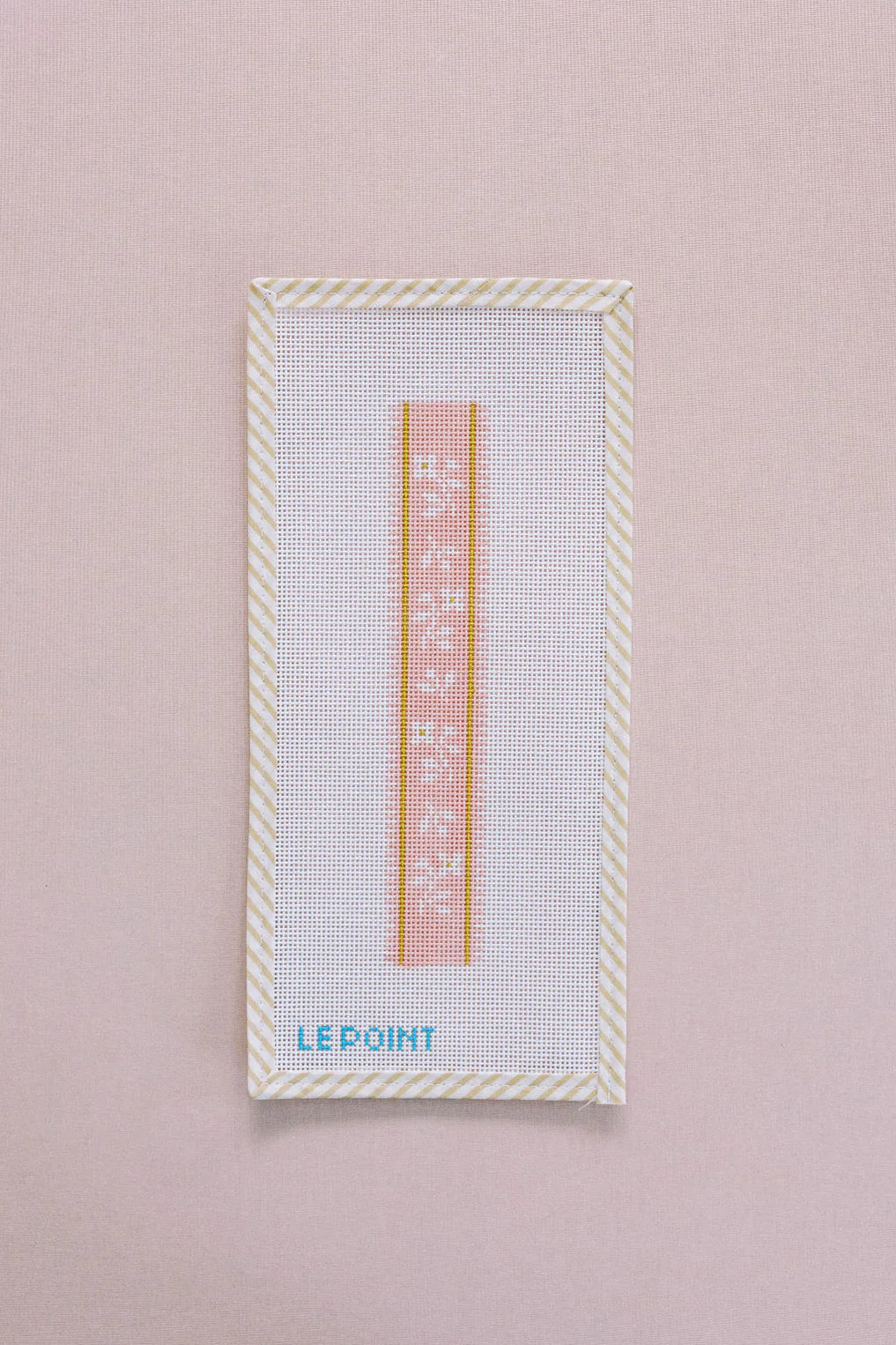 French Ribbon Keychain-Pink – The Little Needlepoint Shop