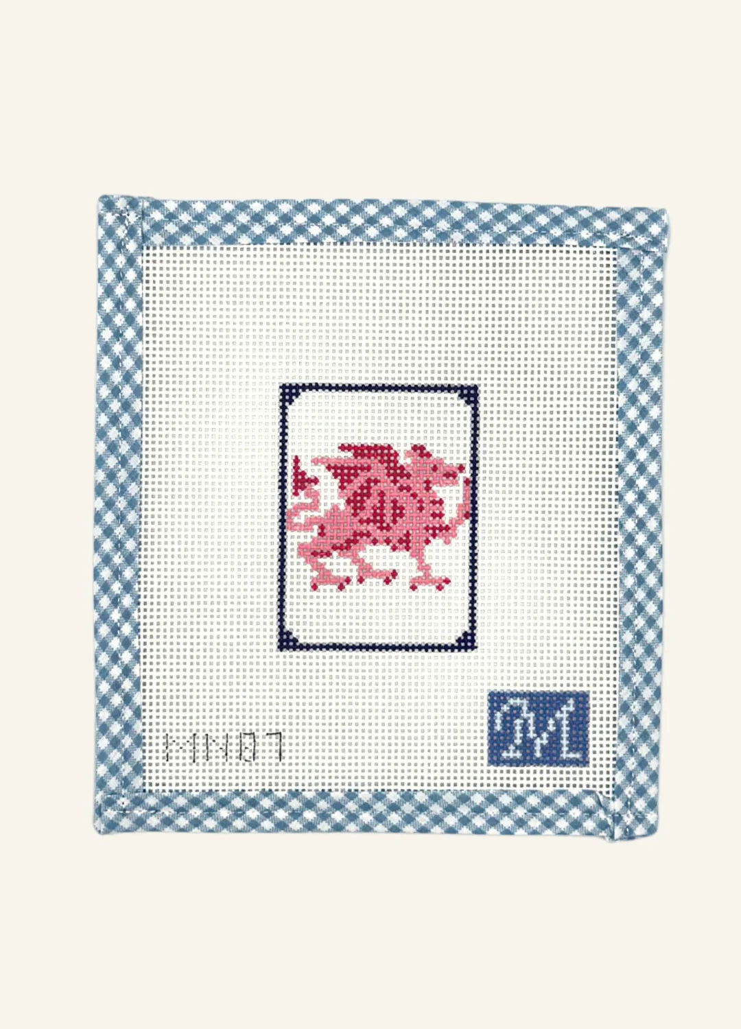 Red Dragon Mahjong Tile – The Little Needlepoint Shop
